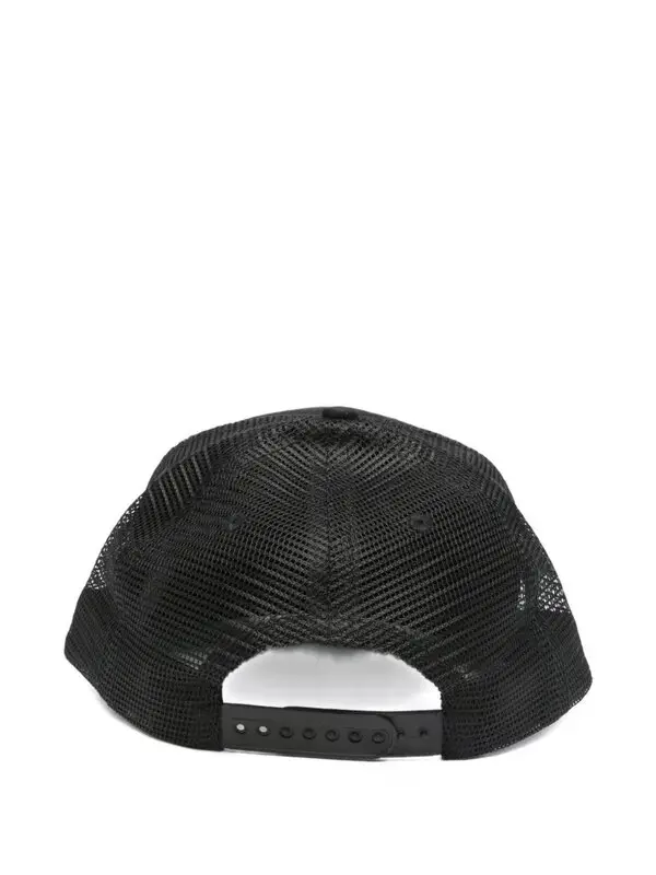 Rhude Logo Graphic Trucker Cap - Black