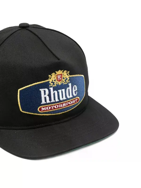 Rhude Logo Patch Baseball Cap - Black