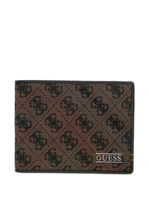 Guess Boston Monogram Wallet - Brown