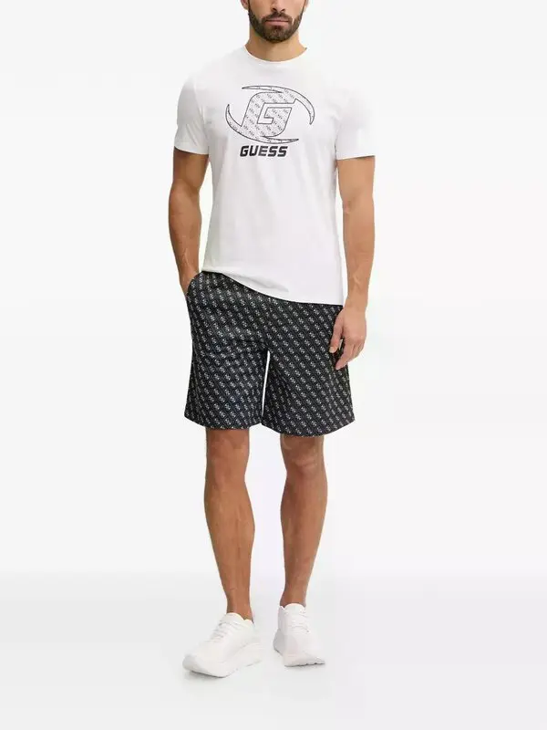 Guess Printed Drawstring Shorts