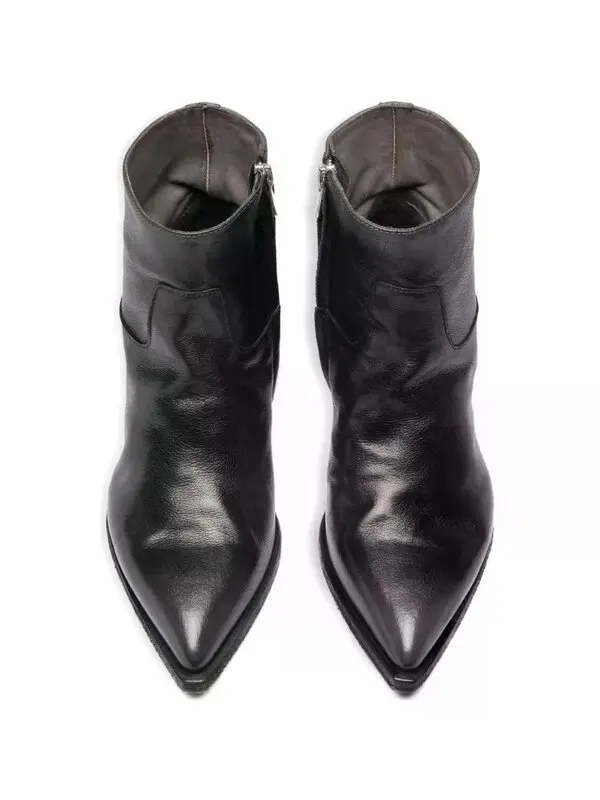 Officine Creative Noelie Dd Pointed-toe Leather Boots