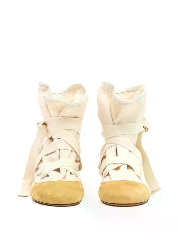 Isabel Marant Ankle-tie Leather Boots