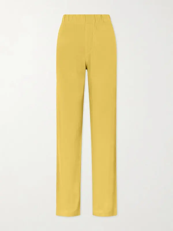 Eterne Lounge Cotton And Modal-blend Jersey Straight-leg Pants
