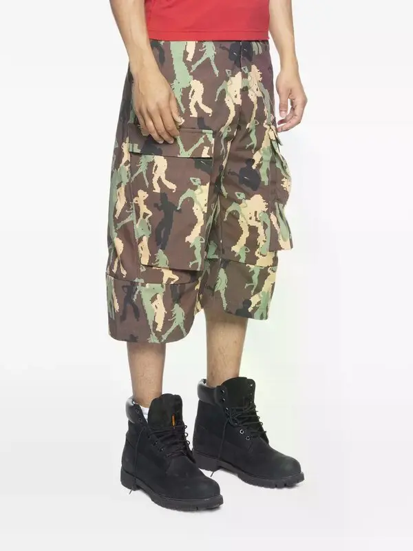SPENCER BADU Camouflage Cargo Shorts
