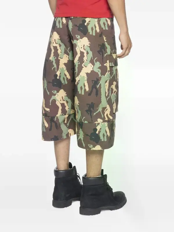 SPENCER BADU Camouflage Cargo Shorts