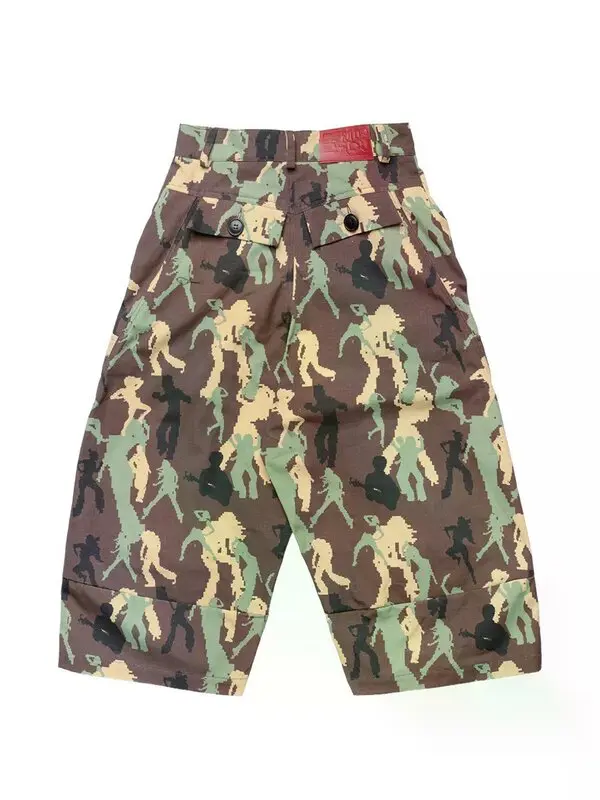 SPENCER BADU Camouflage Cargo Shorts