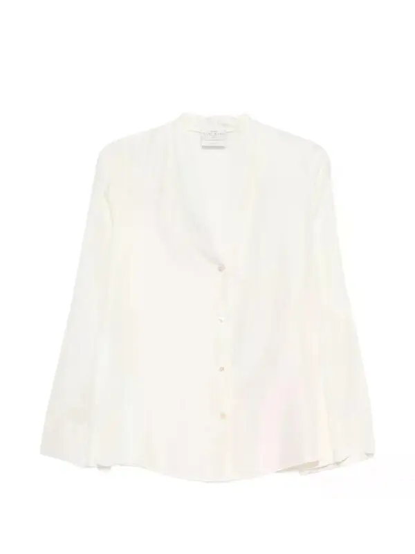 FORTE_FORTE Button Blouse