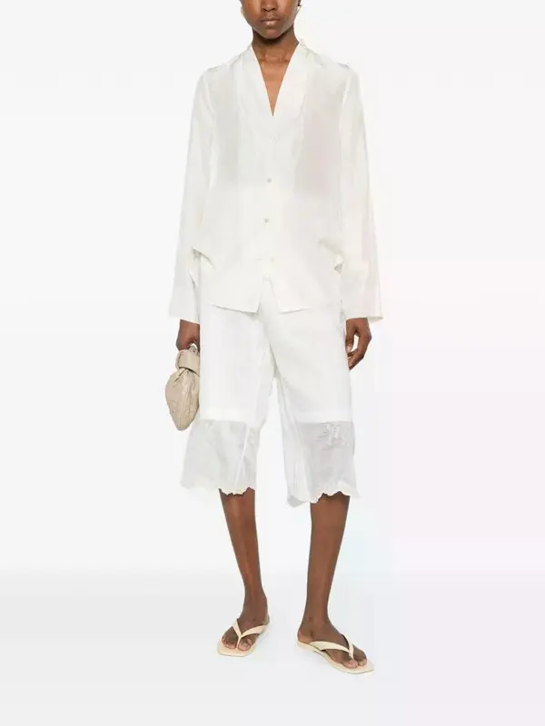 FORTE_FORTE Button Blouse