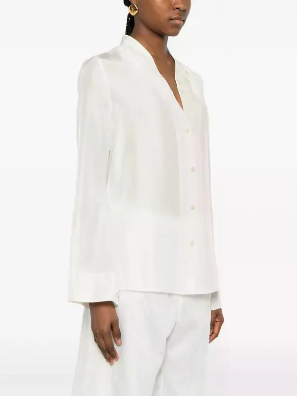FORTE_FORTE Button Blouse