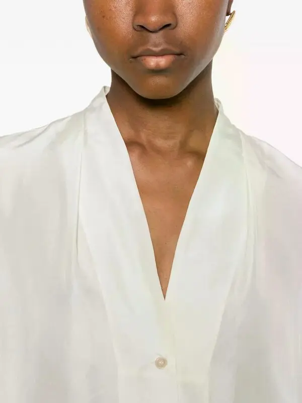 FORTE_FORTE Button Blouse