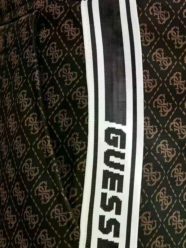 Guess Monogram Stripe Trousers