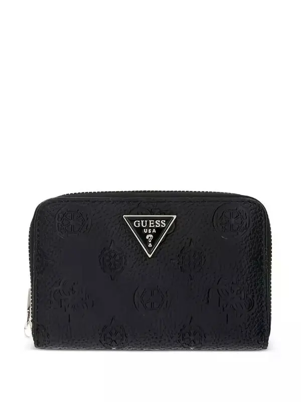 Guess Cresidia Logo-detail Wallet - Black