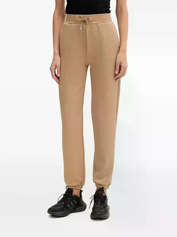 Guess Peony Drawstring Track Pants - Neutrals