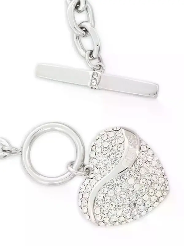 Guess Heart-embellished Chain Bracelet
