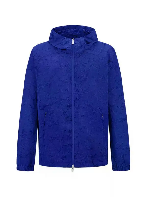 Herno Water Jacquard Hooded Jacket