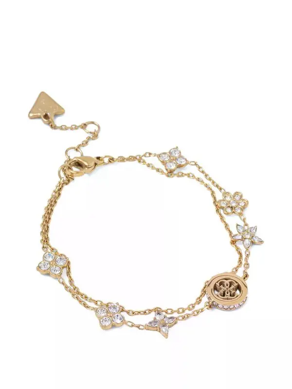 Guess Flower Charm Bracelet - Gold