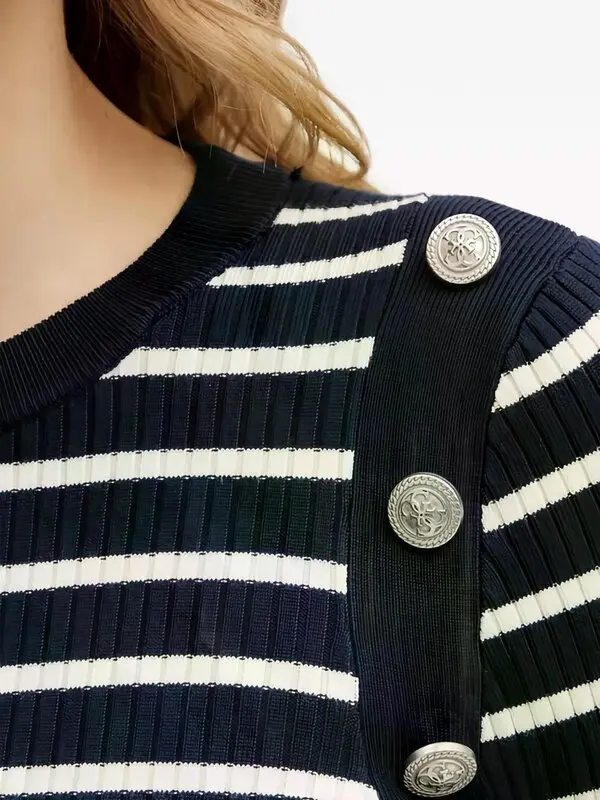 Guess Striped Knit Sweater