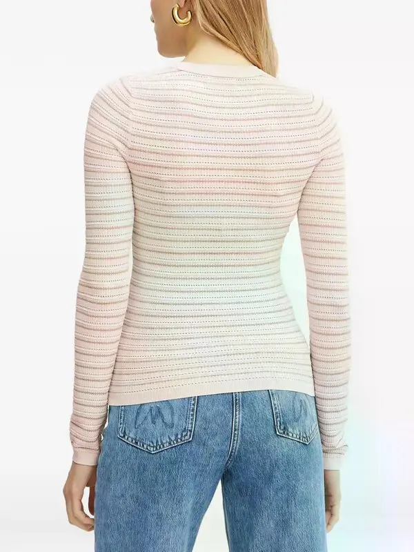Guess Striped Long Sleeve Sweater