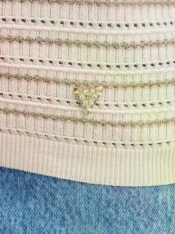 Guess Striped Long Sleeve Sweater
