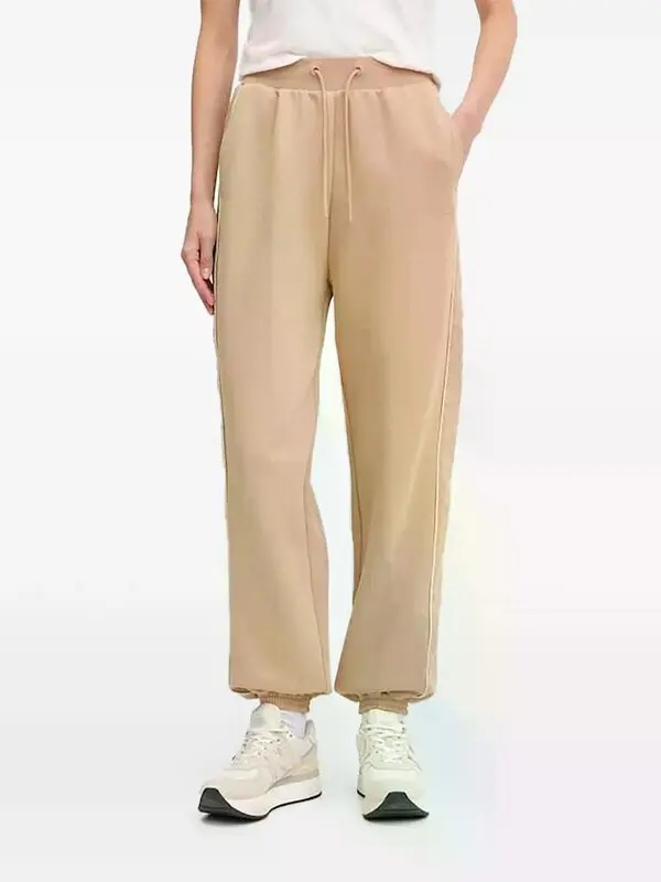 Guess Logo-embroidery Track Pants - Neutrals