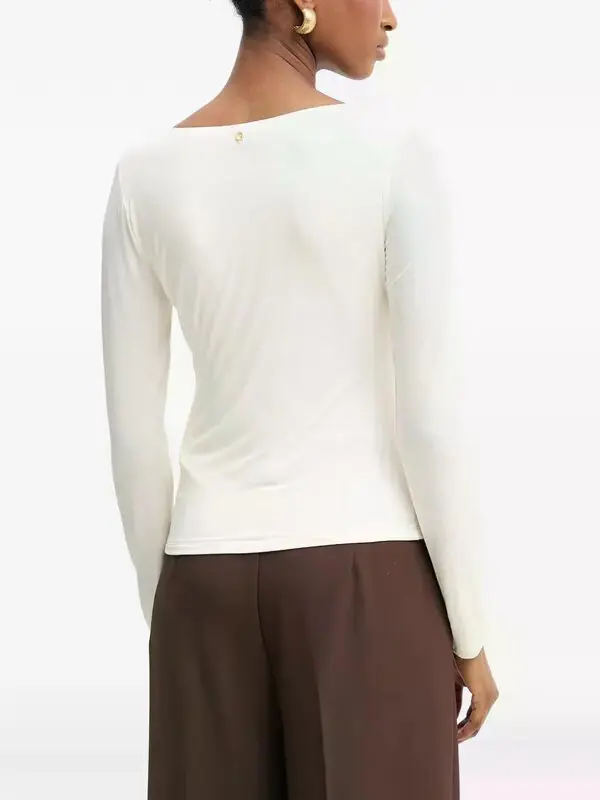 Guess Asymmetric-neck Long-sleeved Top
