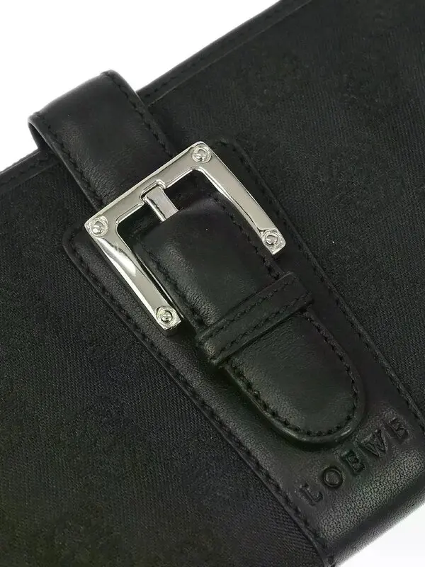 Loewe Logo-detail Buckle Wallet
