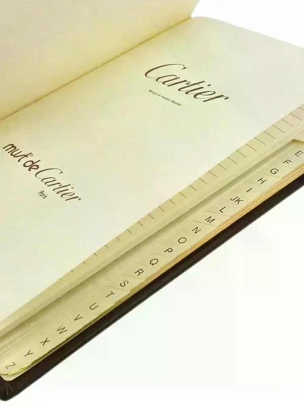 Cartier Leather Address Book