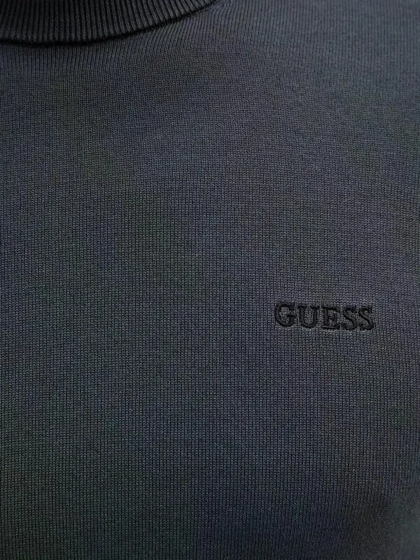 Guess Logo Embroidered Long Sleeve Sweatshirt
