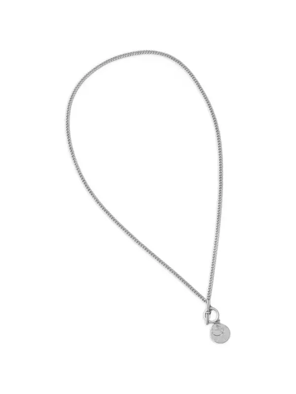 ALLSAINTS Curb-chain Charm Necklace - Silver