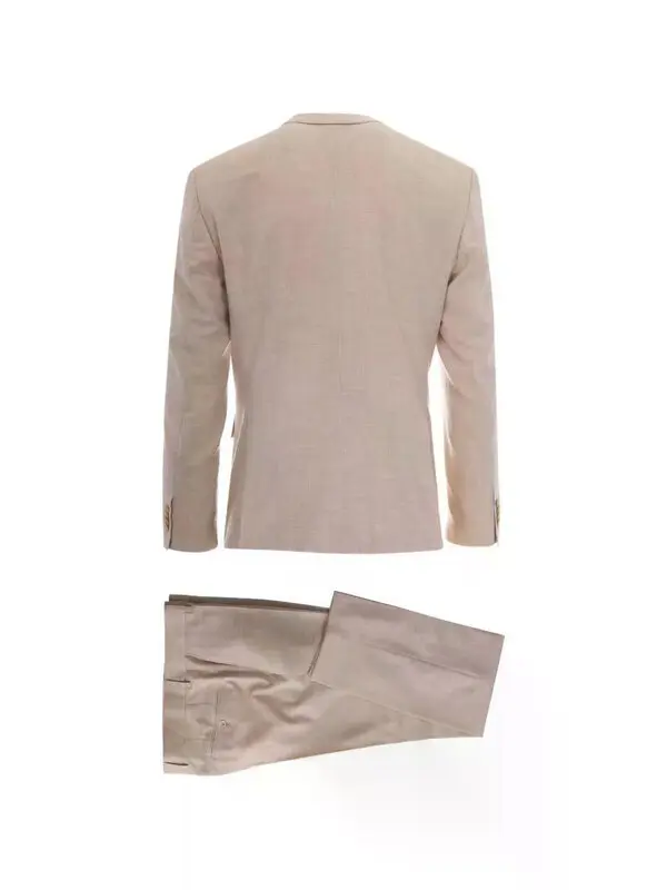 BOSS Two-piece Slim-fit Suit In Micro-patterned Fabric