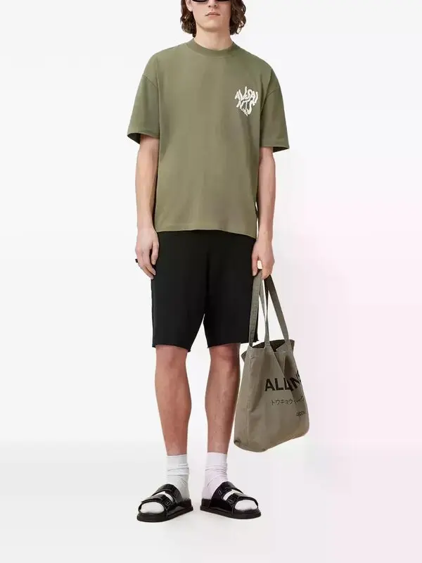 ALLSAINTS Drawstring Raw-edge Track Shorts
