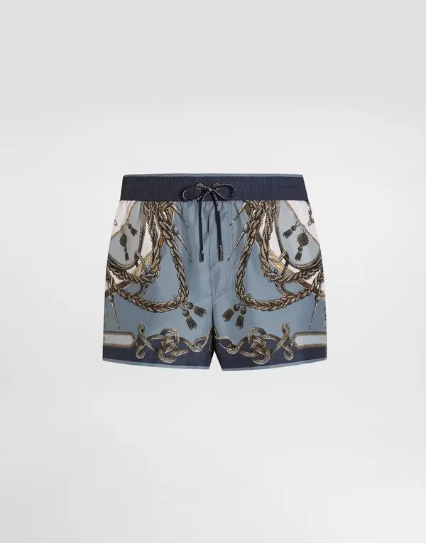 Dolce & Gabbana Cargo-print Short Swim Boxers - Multicolor