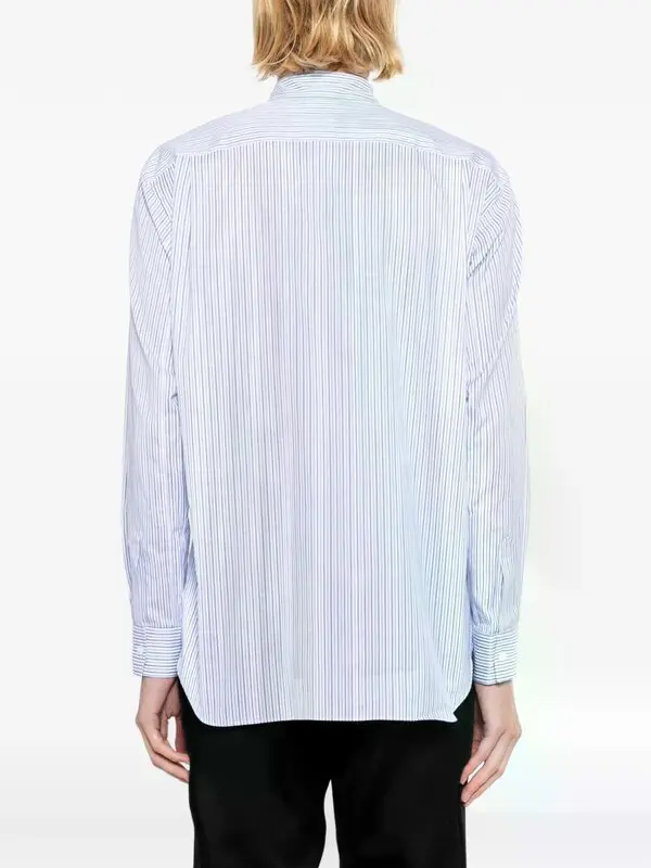Comme Des Garçons Striped Patchwork Shirt