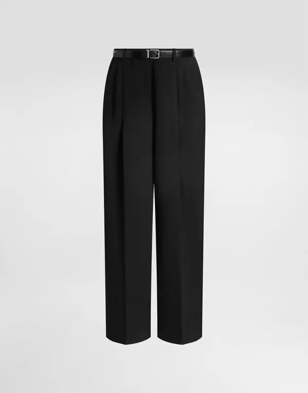 Dolce & Gabbana Wool Gabardine Trousers