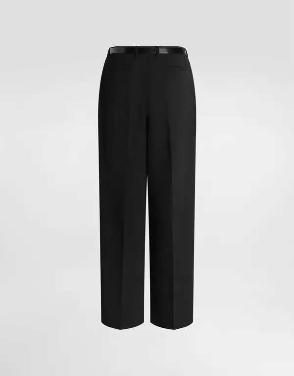 Dolce & Gabbana Wool Gabardine Trousers