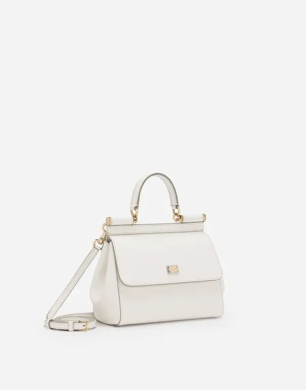 Dolce & Gabbana Small Sicily Handbag - White