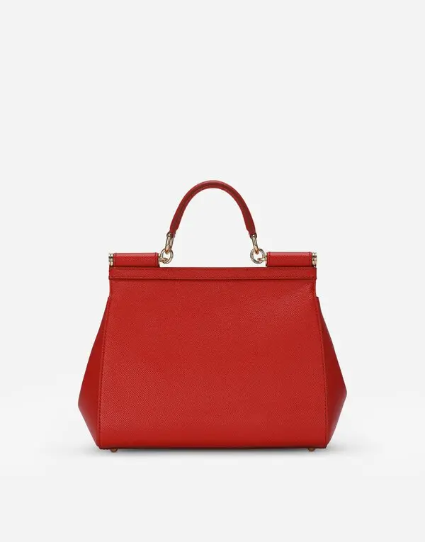 Dolce & Gabbana Large Sicily Handbag - Red