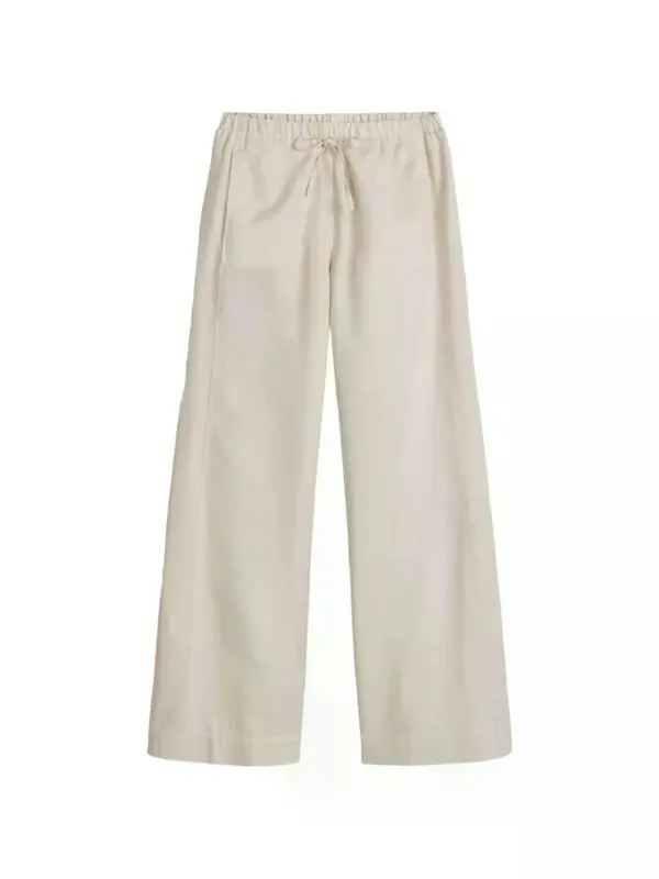 Marc O'polo Drawstring Wide Leg Trousers - Neutrals