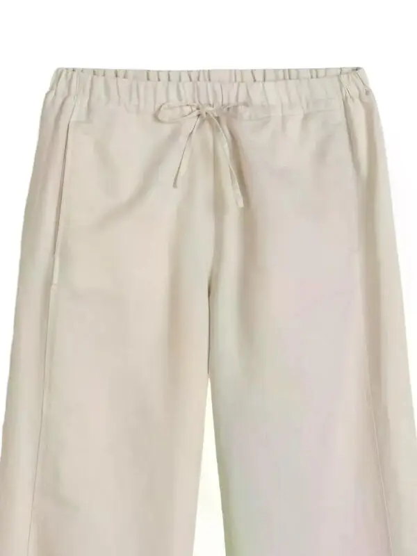Marc O'polo Drawstring Wide Leg Trousers - Neutrals
