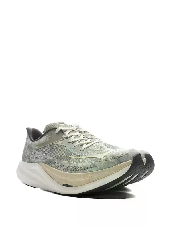 HOKA® X John Elliott Rocket X 3 Spray-pattern Sneakers - Green