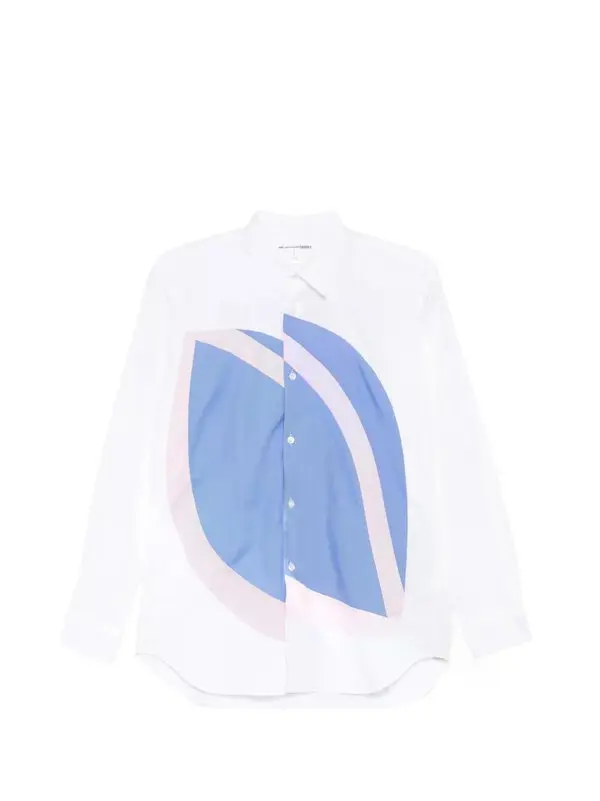 Comme Des Garçons Panel Shirt - White