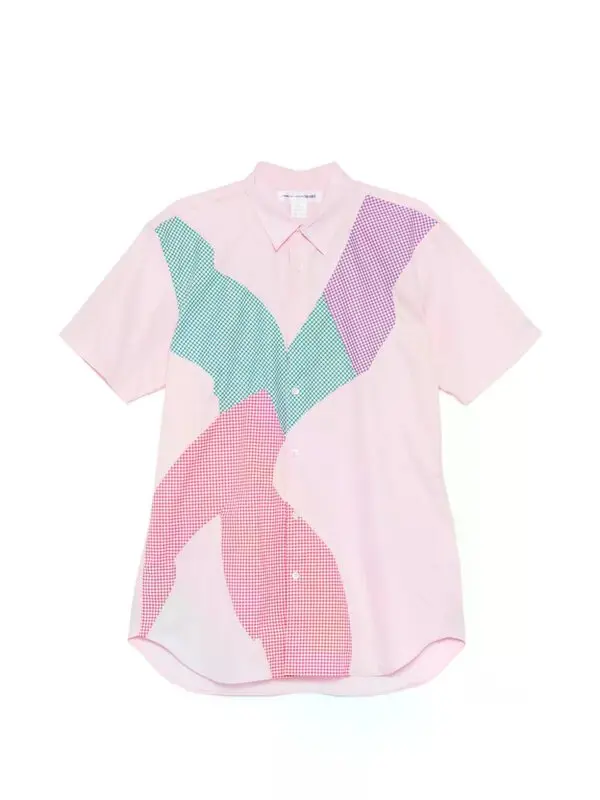 Comme Des Garçons Patchwork Short-sleeve Shirt