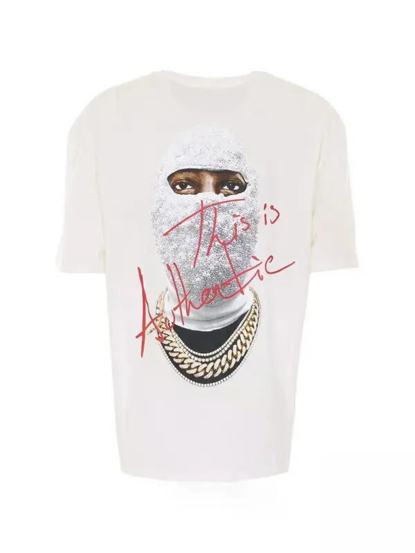 IH NOM UH NIT Back-print T-shirt - Neutrals