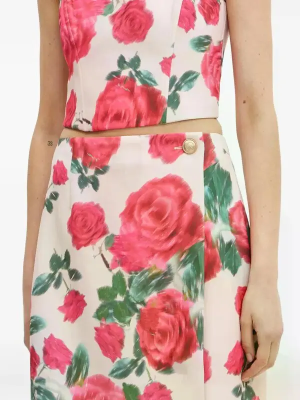 Guess Raissa Floral-pattern Mini Skirt