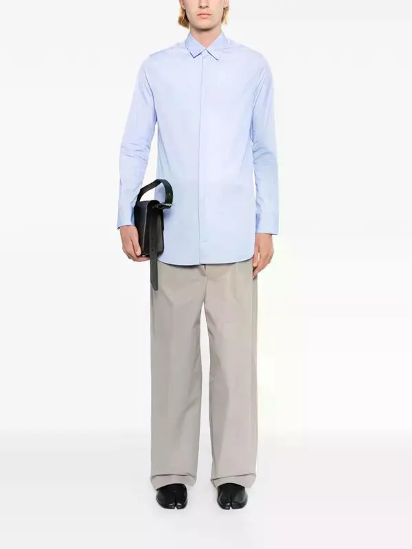 JIL SANDER Drill Trousers - Grey