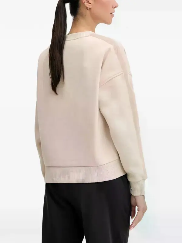 Guess Textured Logo Sweatshirt - Neutrals
