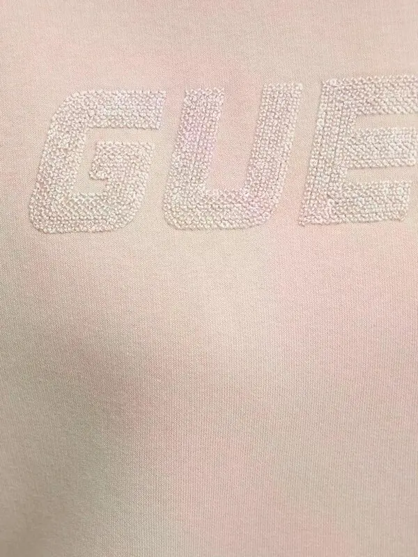 Guess Textured Logo Sweatshirt - Neutrals