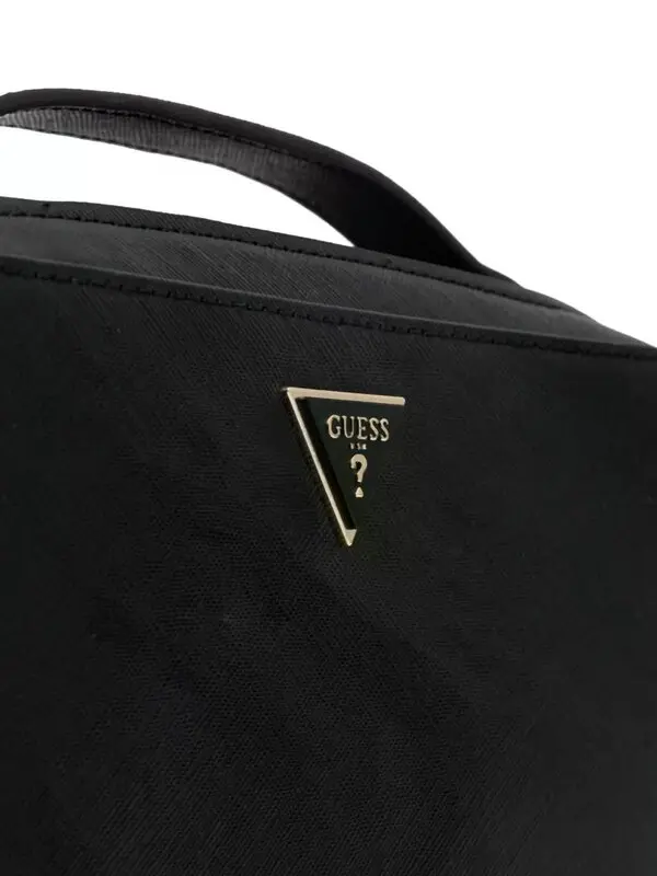 Guess Logo Plaque Make-up Bag