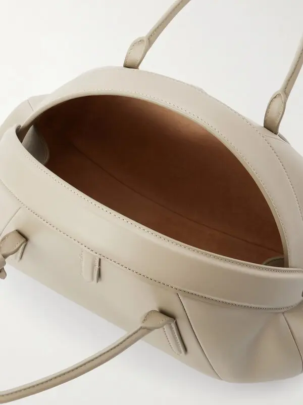 Alaïa Leather Shoulder Bag - Gray