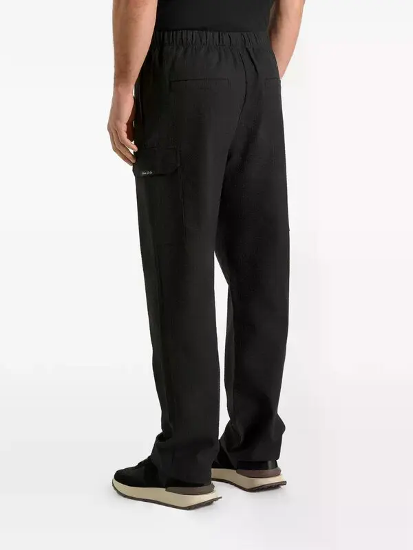 Manière De Voir Rayan Elasticated Cargo Trousers - Black